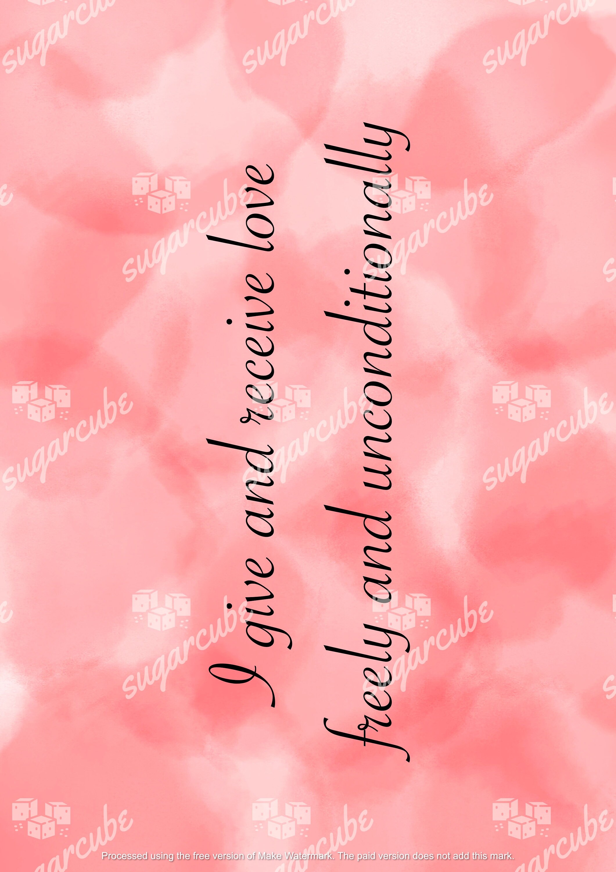 Watercolor Affirmation Cards Set - Bundle 12, Printable Affirmation ...