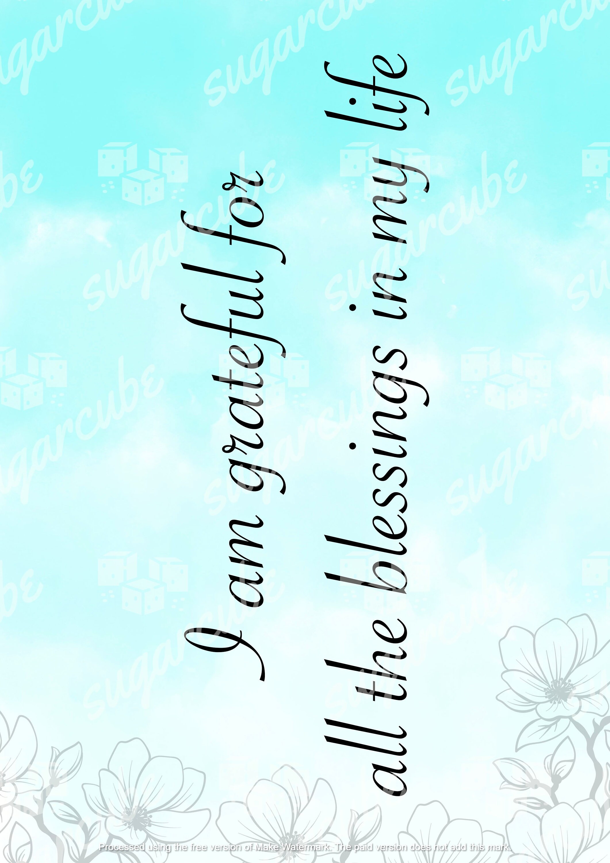 Watercolor Affirmation Cards Set - Bundle 2, Printable Affirmation ...