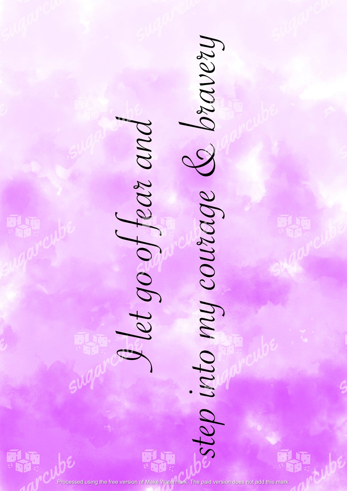 Watercolor Affirmation Cards Set - Bundle 8, Printable Affirmation ...