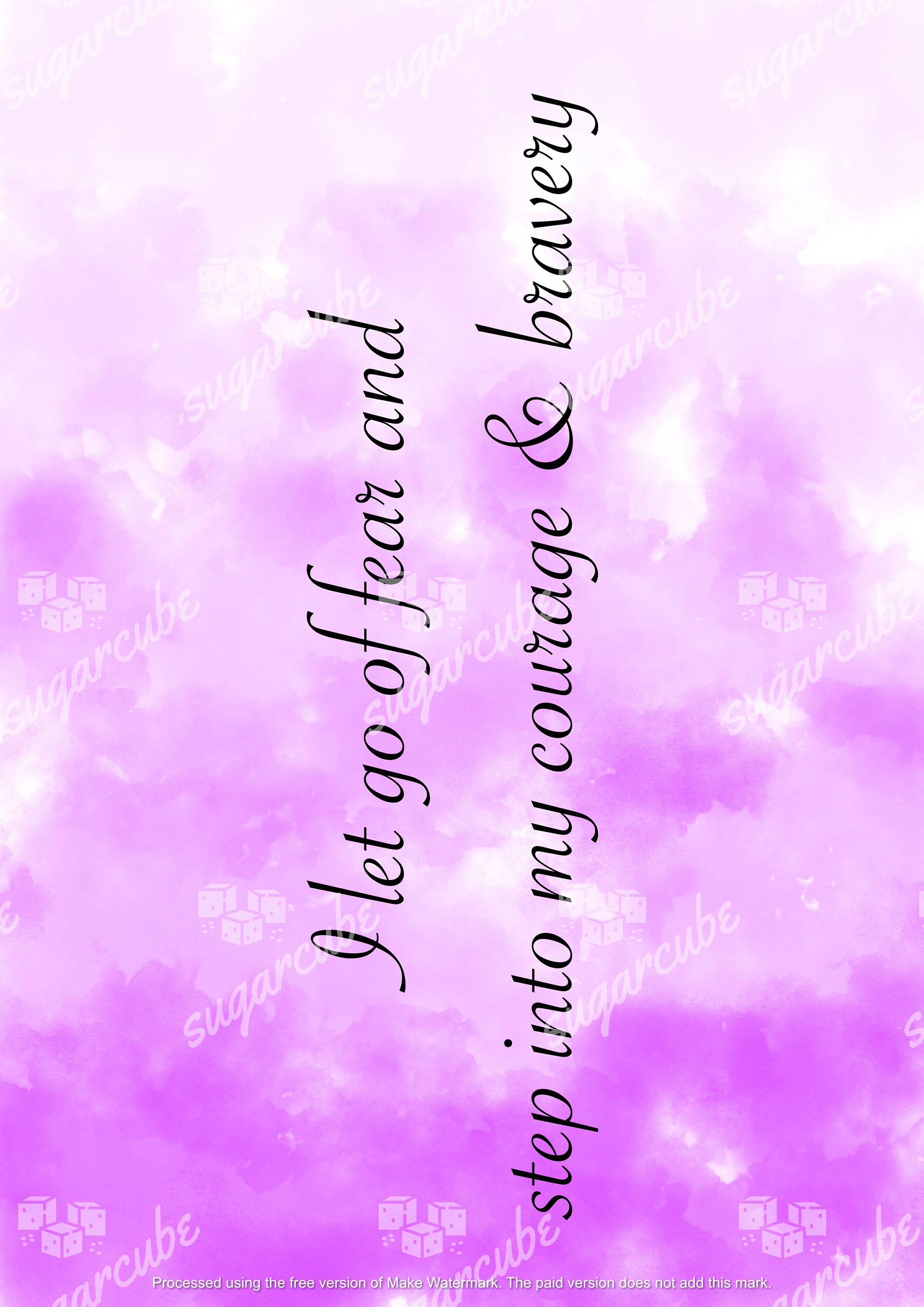 Watercolor Affirmation Cards Set - Bundle 8, Printable Affirmation ...