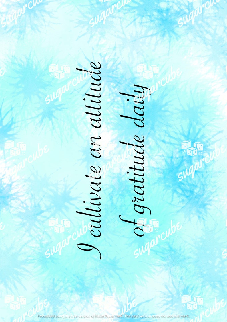 Watercolor Affirmation Cards Set - Bundle 11, Printable Affirmation ...