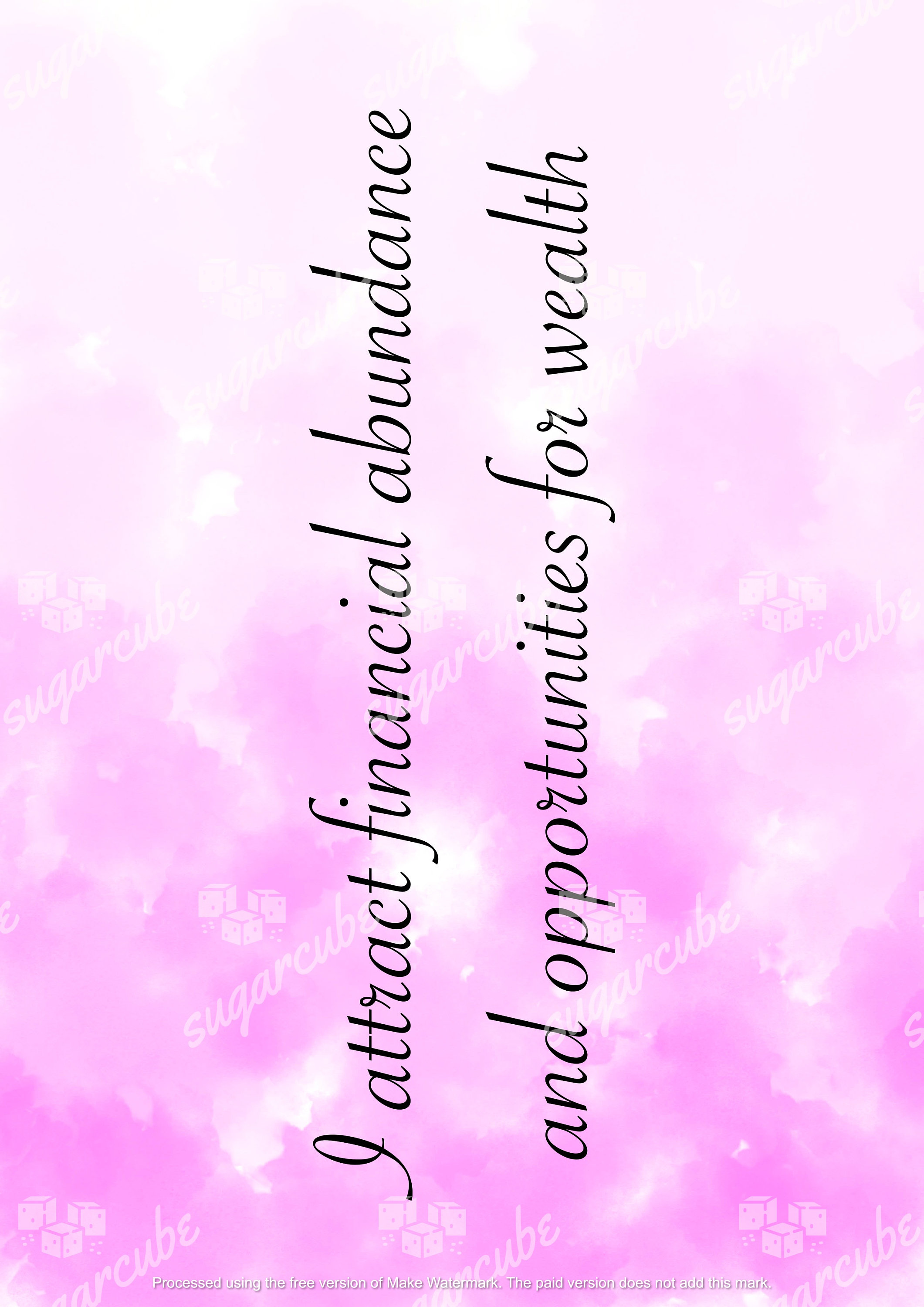 Watercolor Affirmation Cards Set - Bundle 8, Printable Affirmation ...