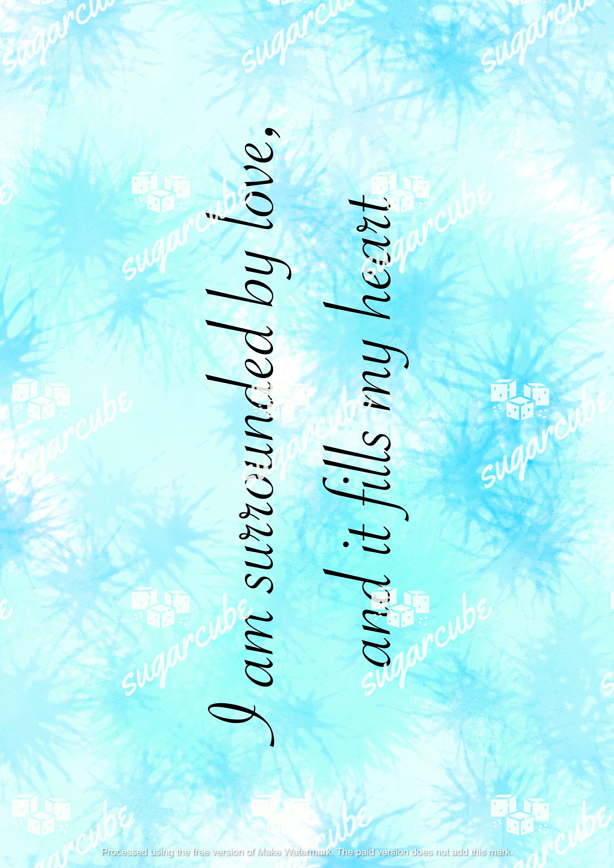 Watercolor Affirmation Cards Set - Bundle 11, Printable Affirmation ...