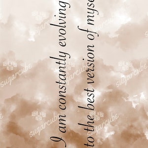 Watercolor Affirmation Cards Set - Bundle 8, Printable Affirmation ...