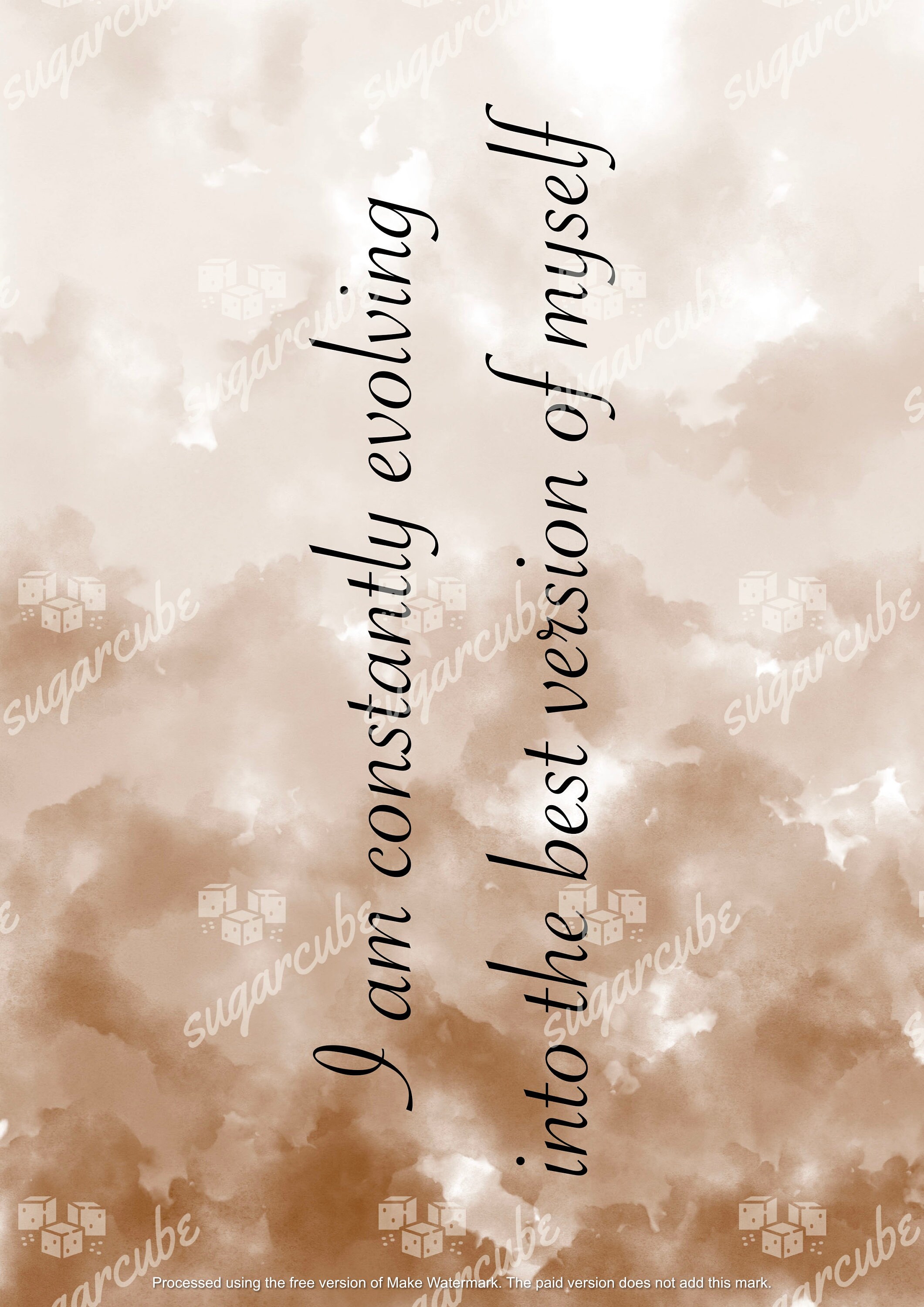 Watercolor Affirmation Cards Set - Bundle 8, Printable Affirmation ...