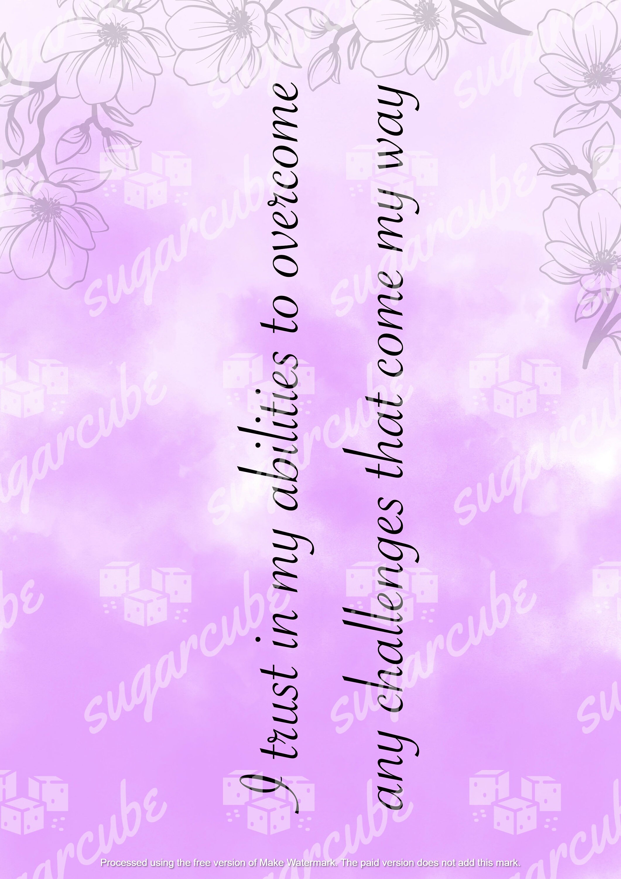 Watercolor Affirmation Cards Set - Bundle 2, Printable Affirmation ...