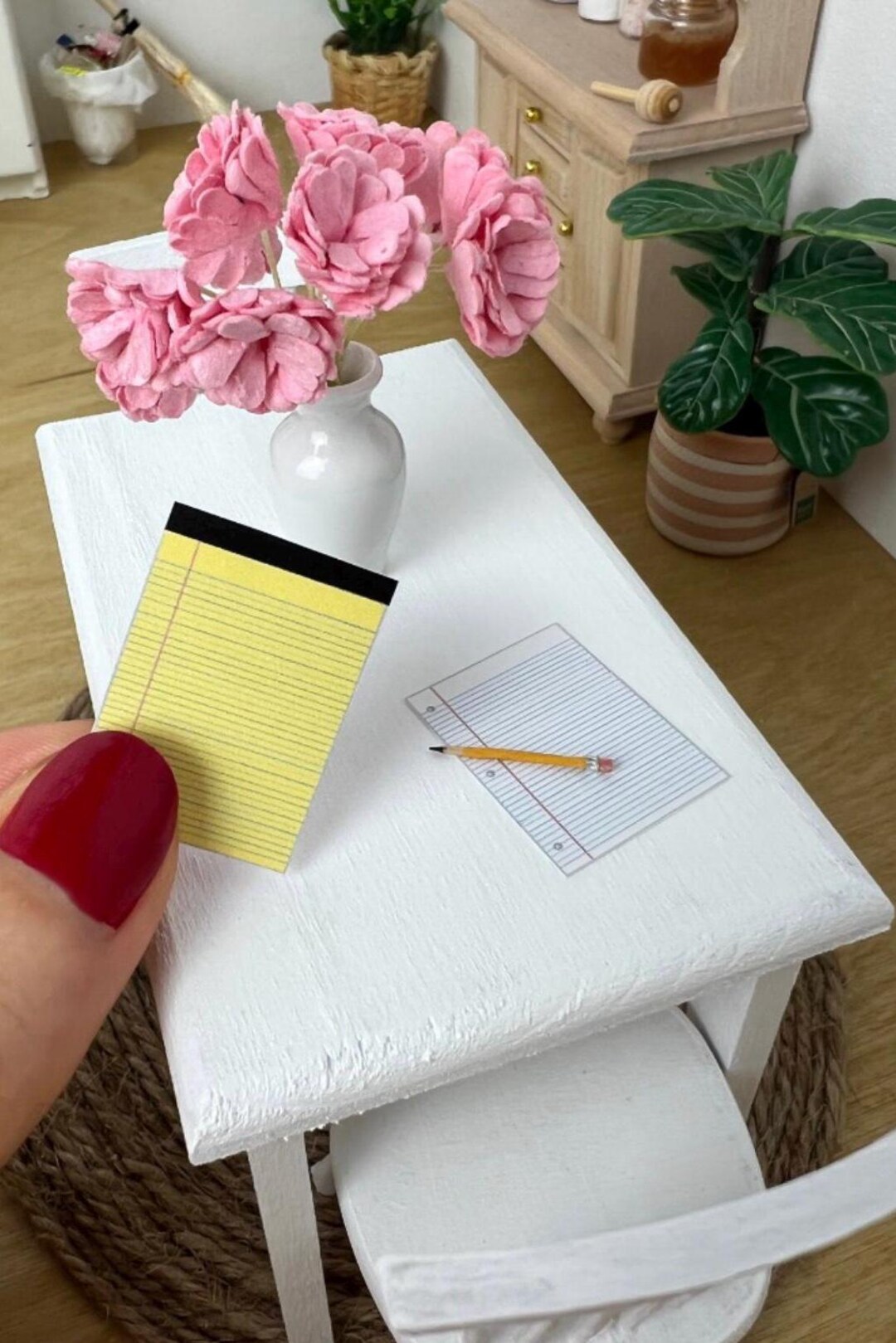 Miniature Dollhouse Notebook Paper, Print, 1:12 Scale - Etsy