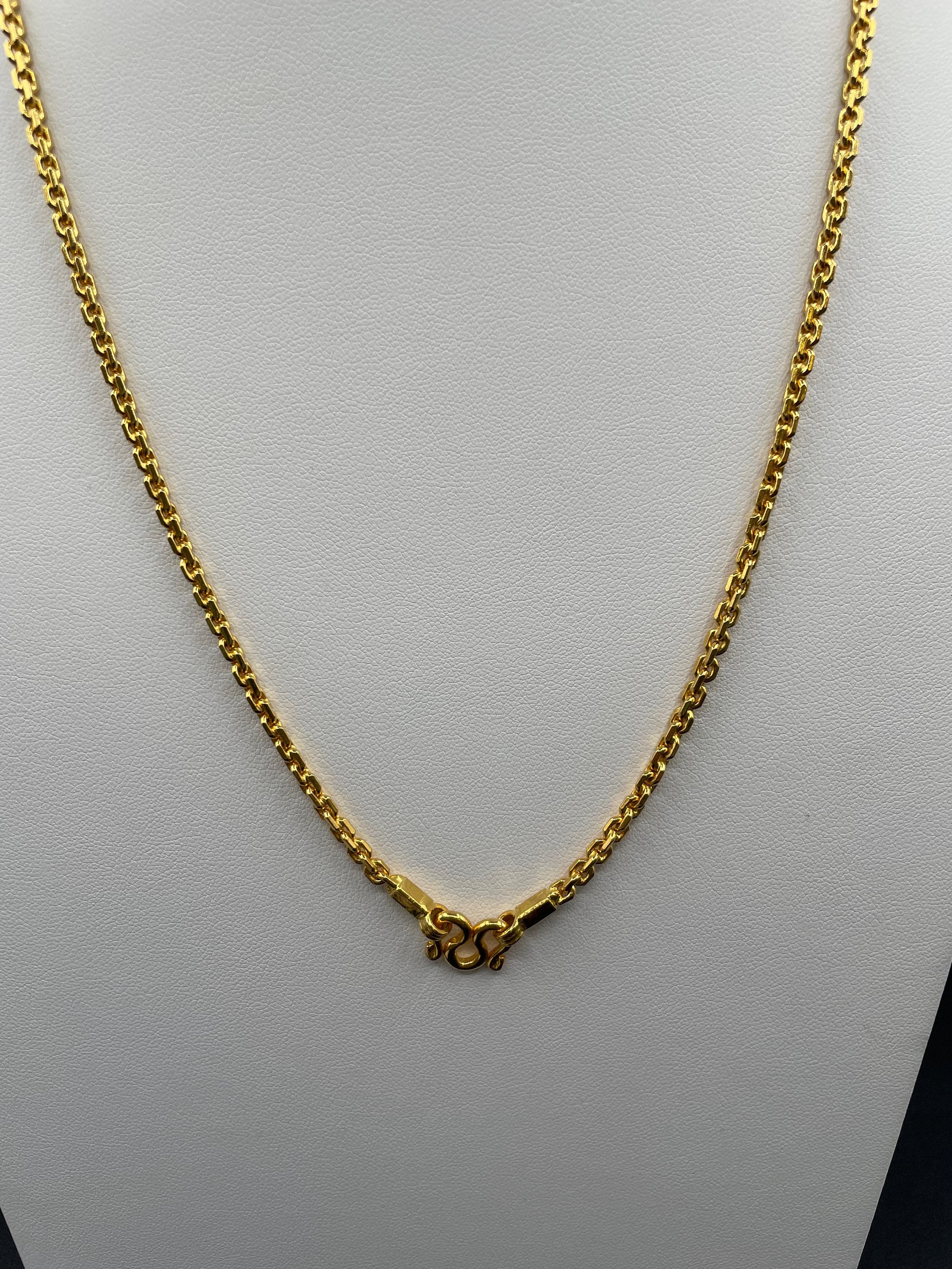 24K Thai Baht Yellow Gold Chain Link - Etsy