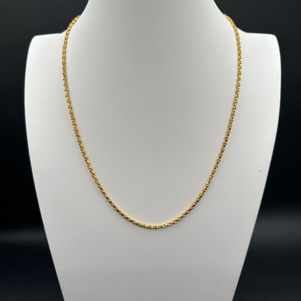 Thai Yellow Gold Chain - Etsy