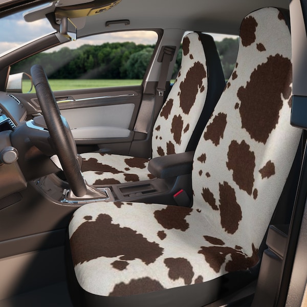 Cow Print Car Seat Covers - Etsy