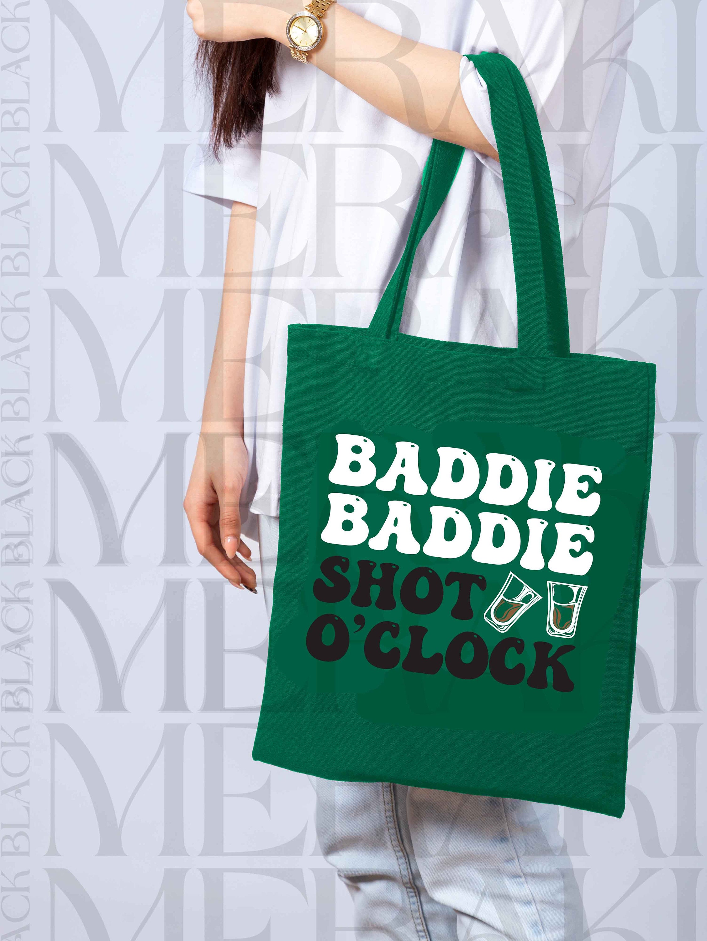 Baddie Baddie Design Bundle - White & Blk - Instant Digital Download ...