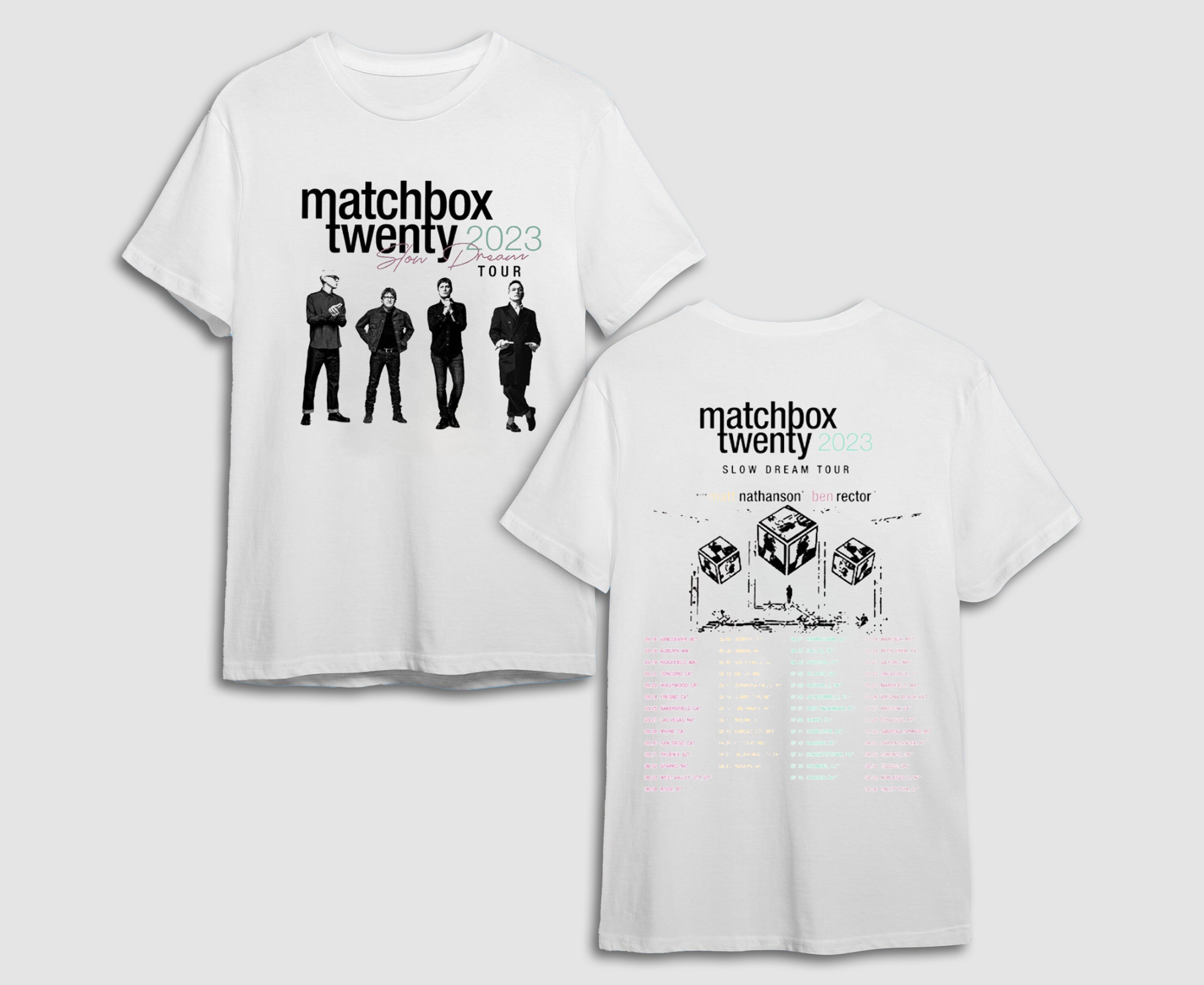 Matchbox Twenty Slow Dream Tour 2023 Shirt, Matchbox Twenty Band Fan Shirt