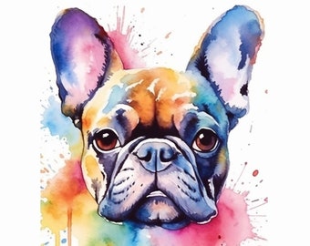 Pop Frenchie: A Vibrant Ode to Canine Charisma in Warhol's - Etsy