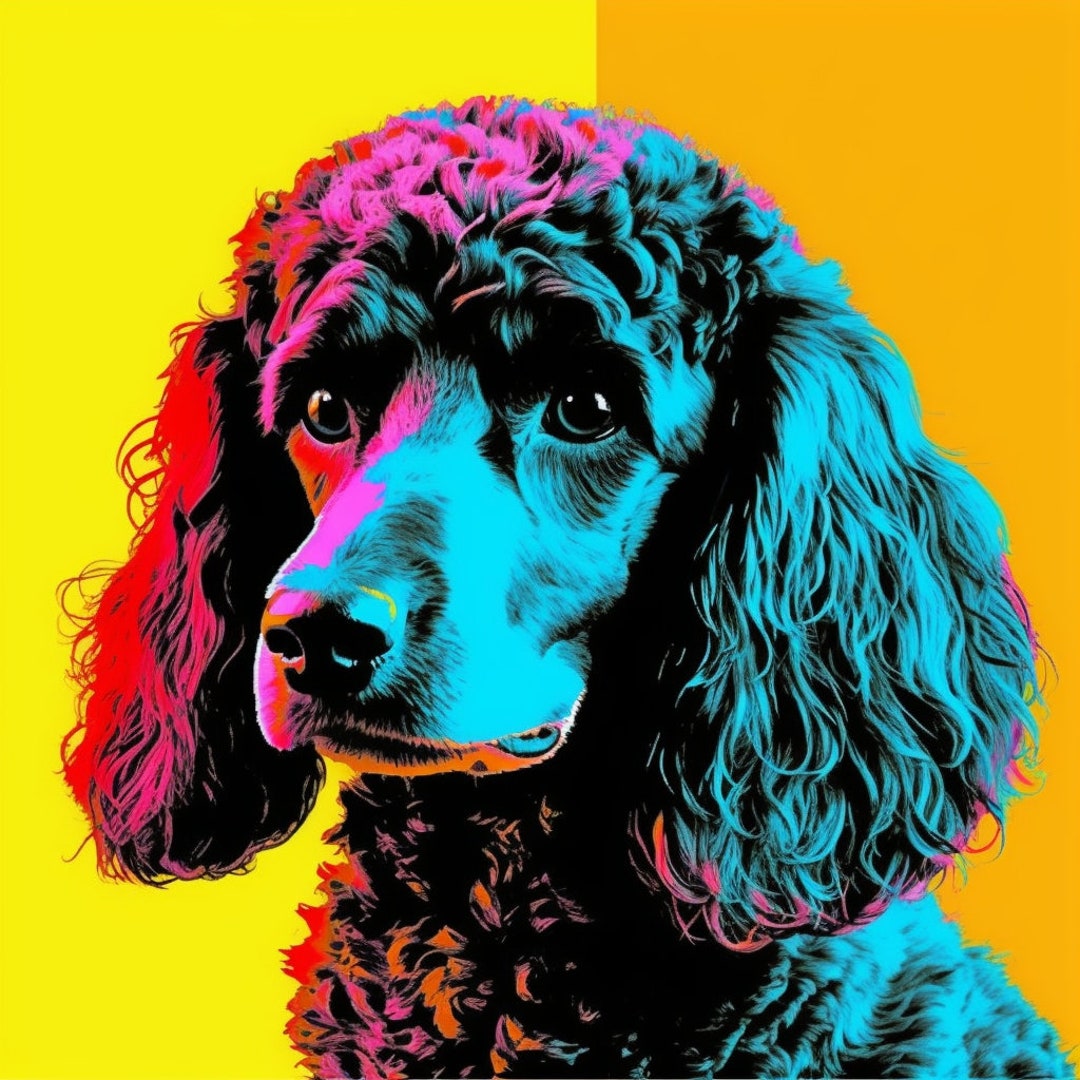 Black Lab Pop: A Captivating Tribute to Labrador Retrievers in Warhol's ...