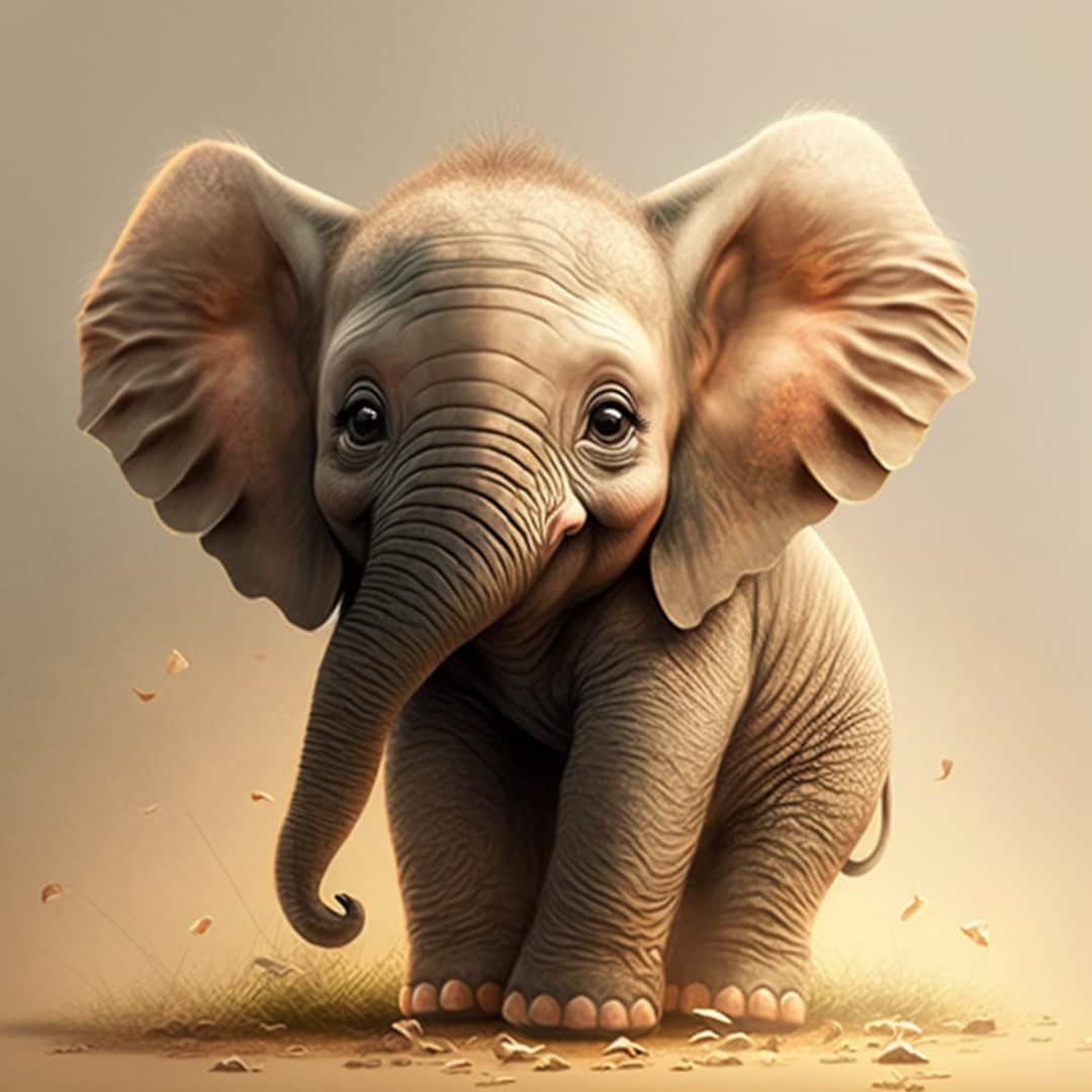 Whimsical Wonders: the Little Dreamer Baby Elephant Delight - Etsy