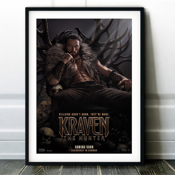 Kraven the Hunter Movie Poster - Etsy