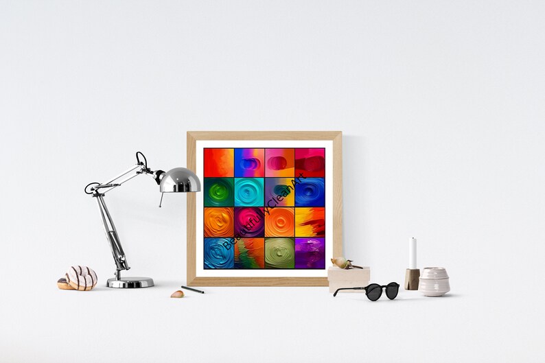 Art Print Downloads Colorful - Etsy