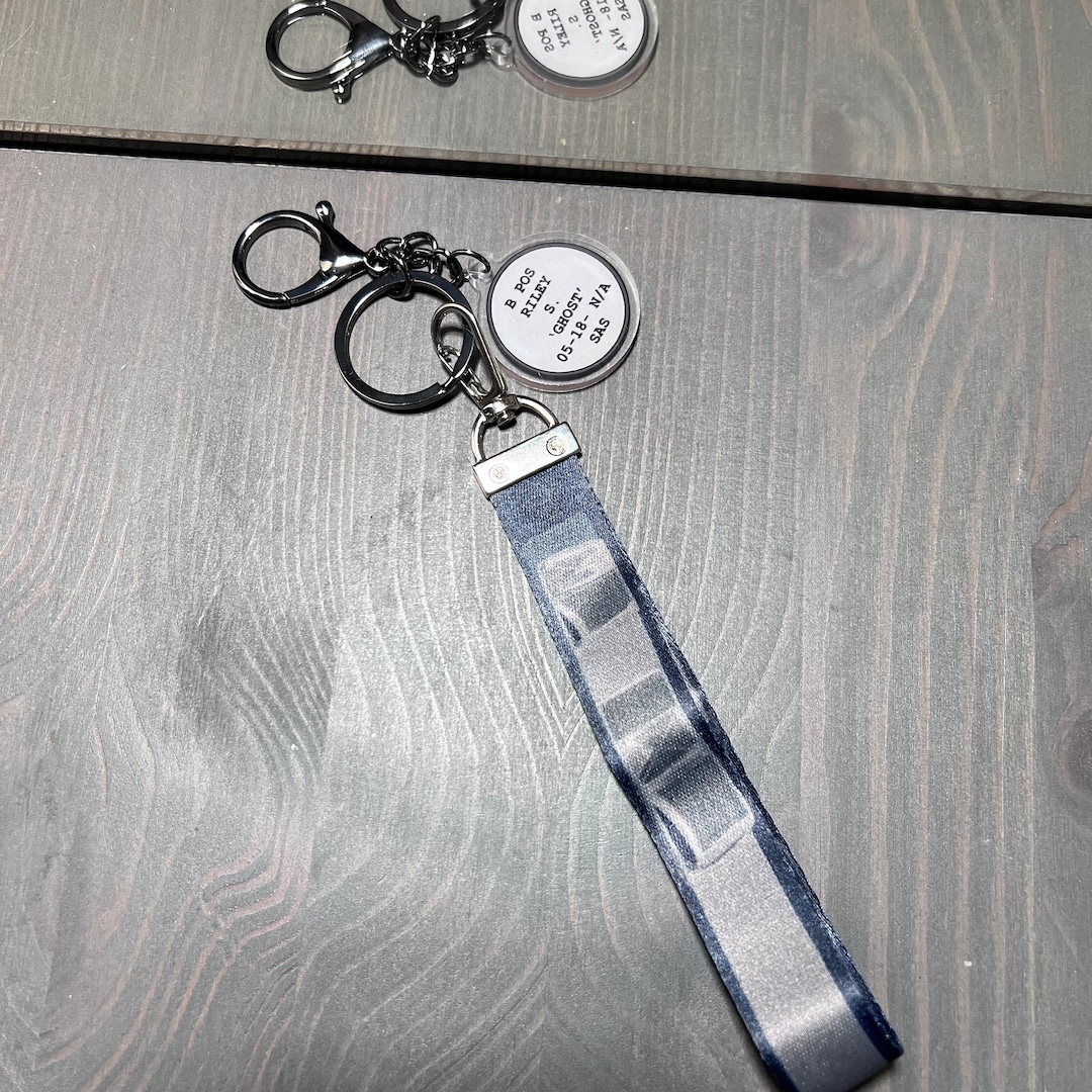 Simon ‘ghost’ Riley Lanyard Keychain - Etsy