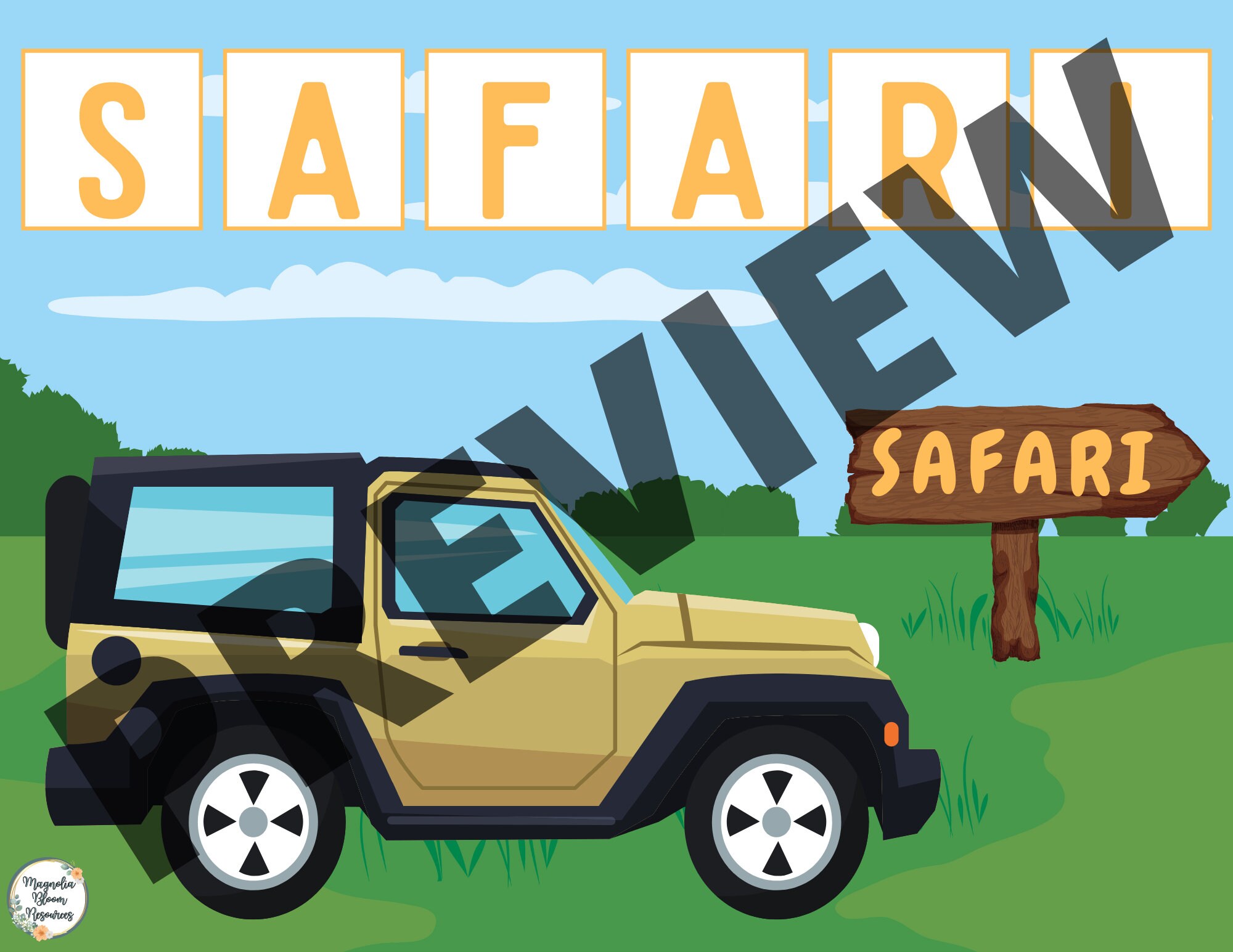 Safari Animals Activity Pages - Etsy