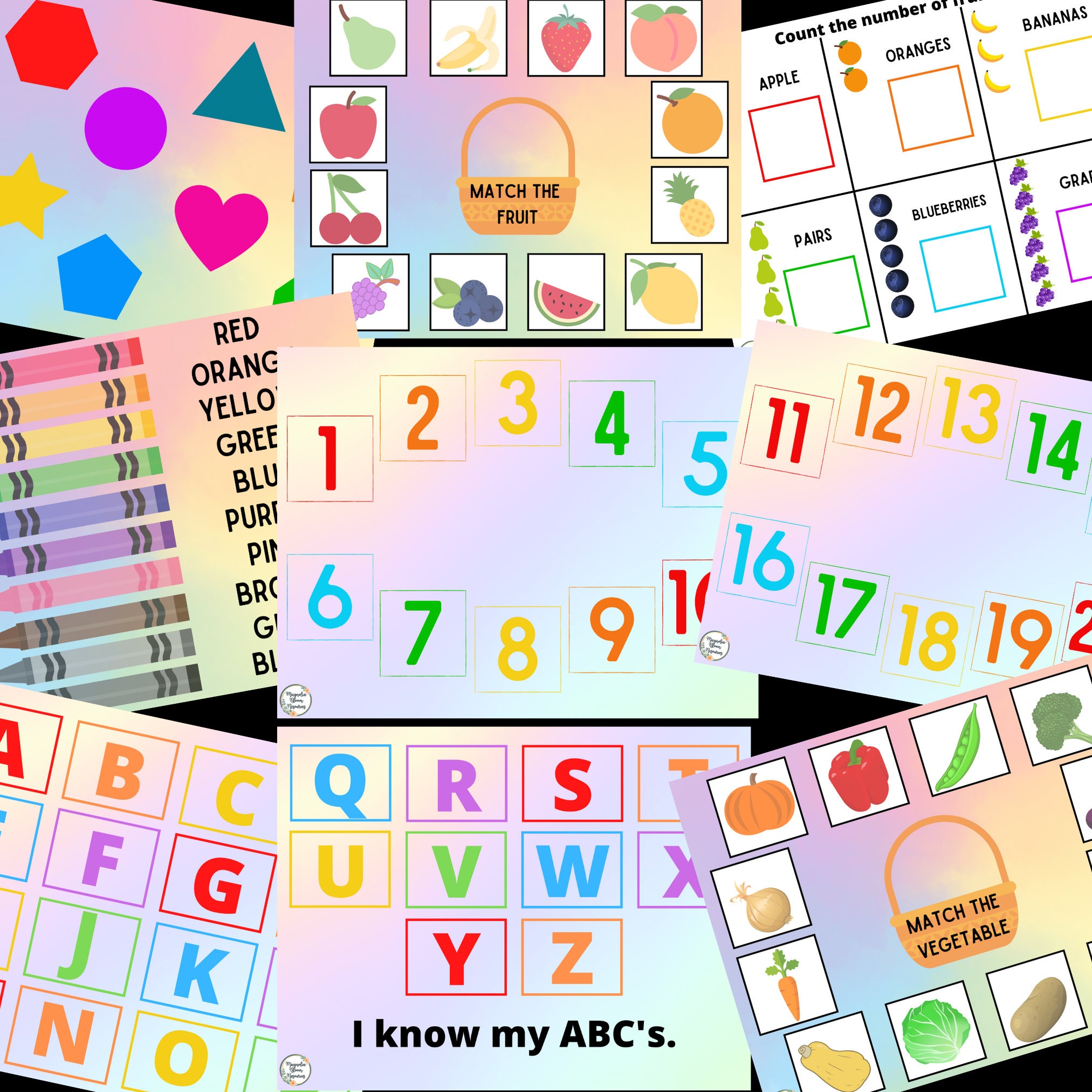 Activity Binder Pre-k Bundle PDF - Etsy