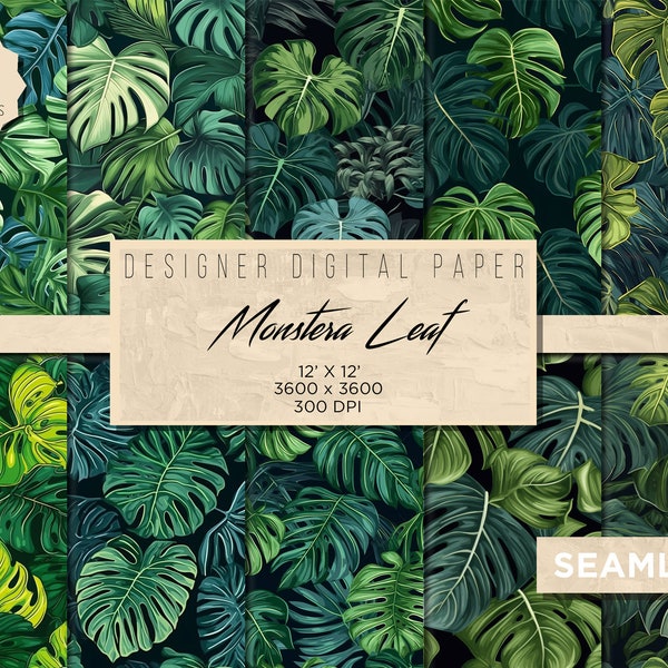 Faux Monstera Leaf - Etsy