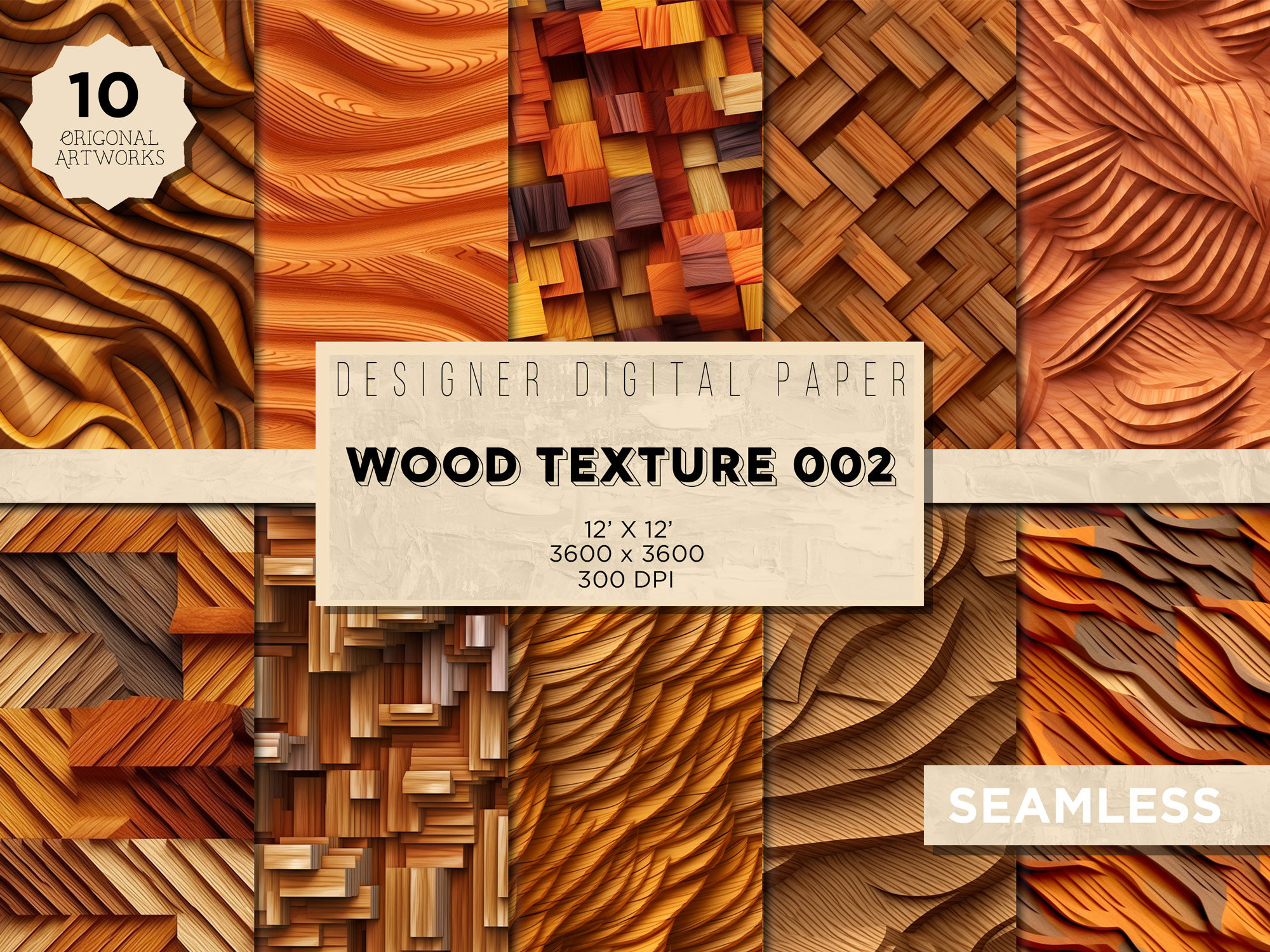 10 Wood Texture 002 | Wood Grain Digital Paper Wood Digital Paper Wood ...