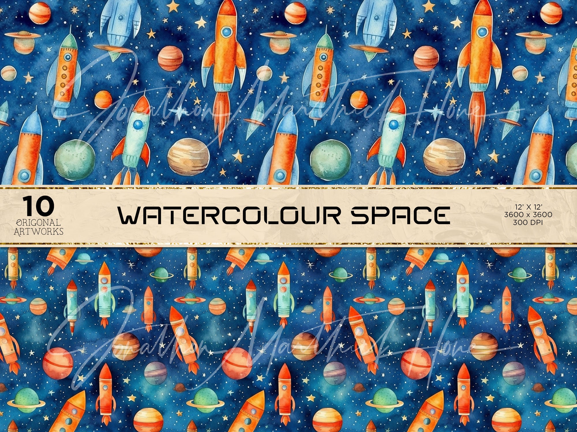 10 Watercolour Space | Space Background Space Wallpaper Space Seamless ...