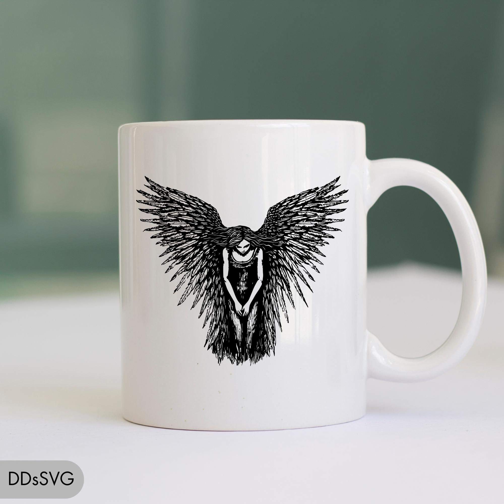 Angel SVG Angelic Transparent PNG Moody Angel SVG Angel - Etsy