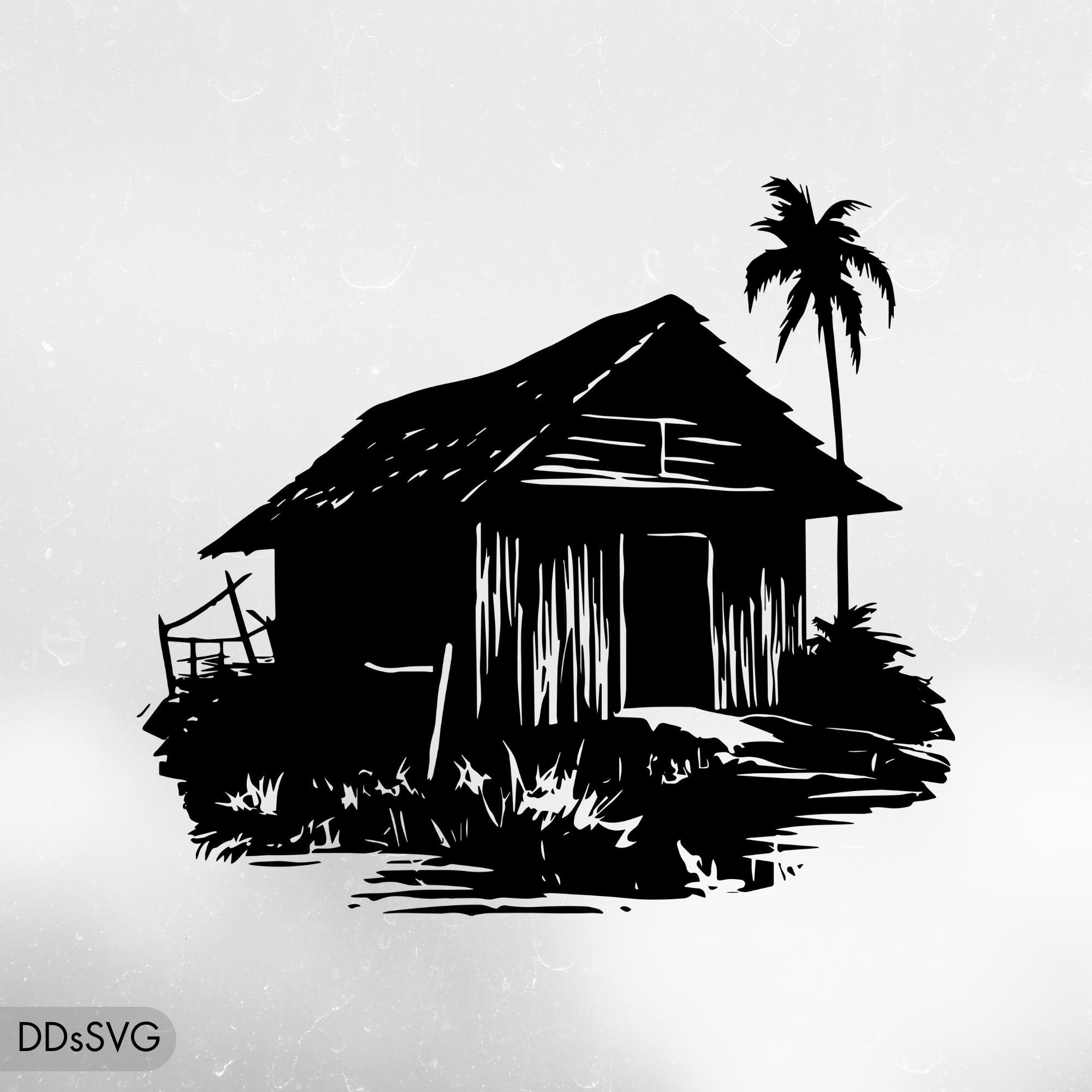 Beach Shack Svg Cozy Shack Transparent PNG Graphic Tiny - Etsy