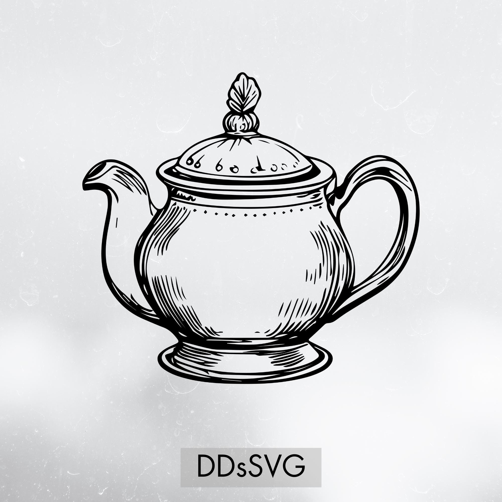 Teapot Svg, Teapot Png, Teapot Clip Art, Teapot Graphic, Teapot Vector ...
