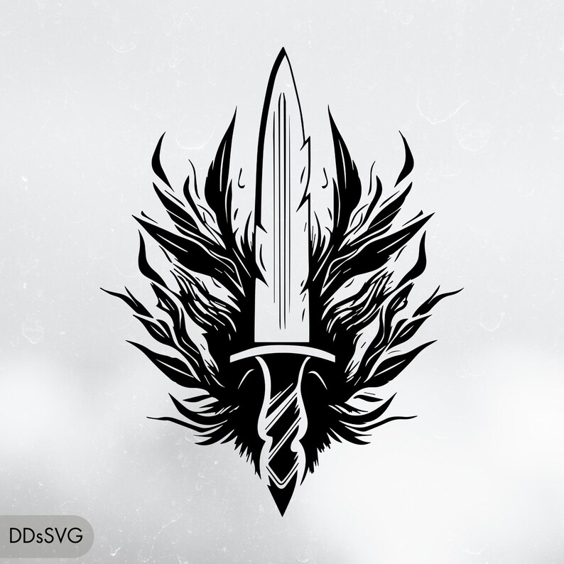 Flaming Dagger SVG, Dagger Transparent PNG, Blade SVG, Sword Icon ...