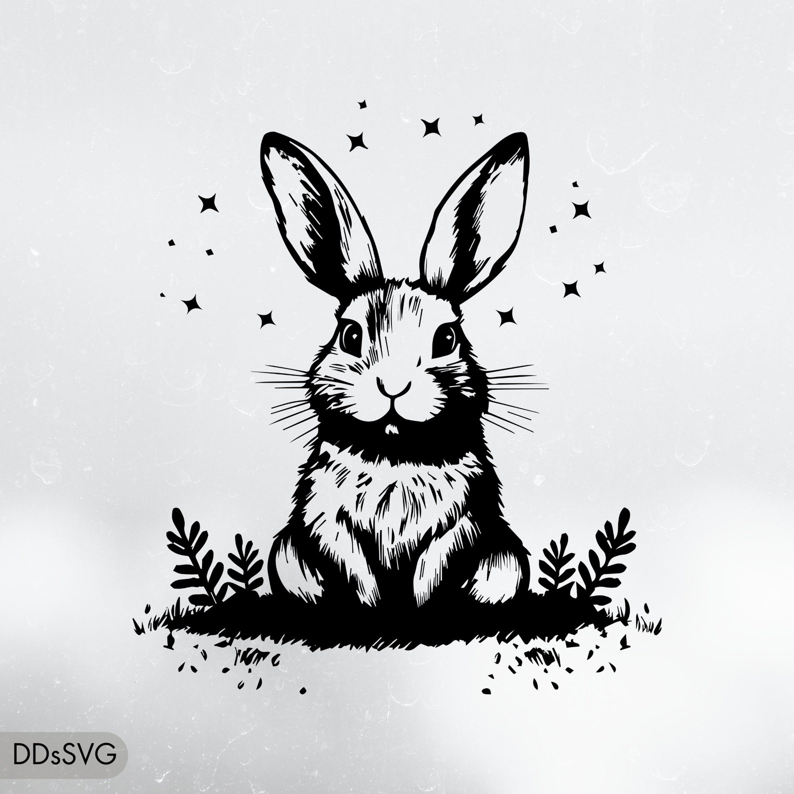 Bunny SVG File Hoppy Bunny Svg Cute Bunny Svg Rabbit Svg - Etsy