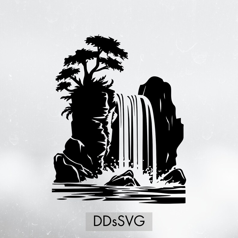 Waterfall SVG, Waterfall PNG, Waterfall Clip Art, Waterfall Graphic ...