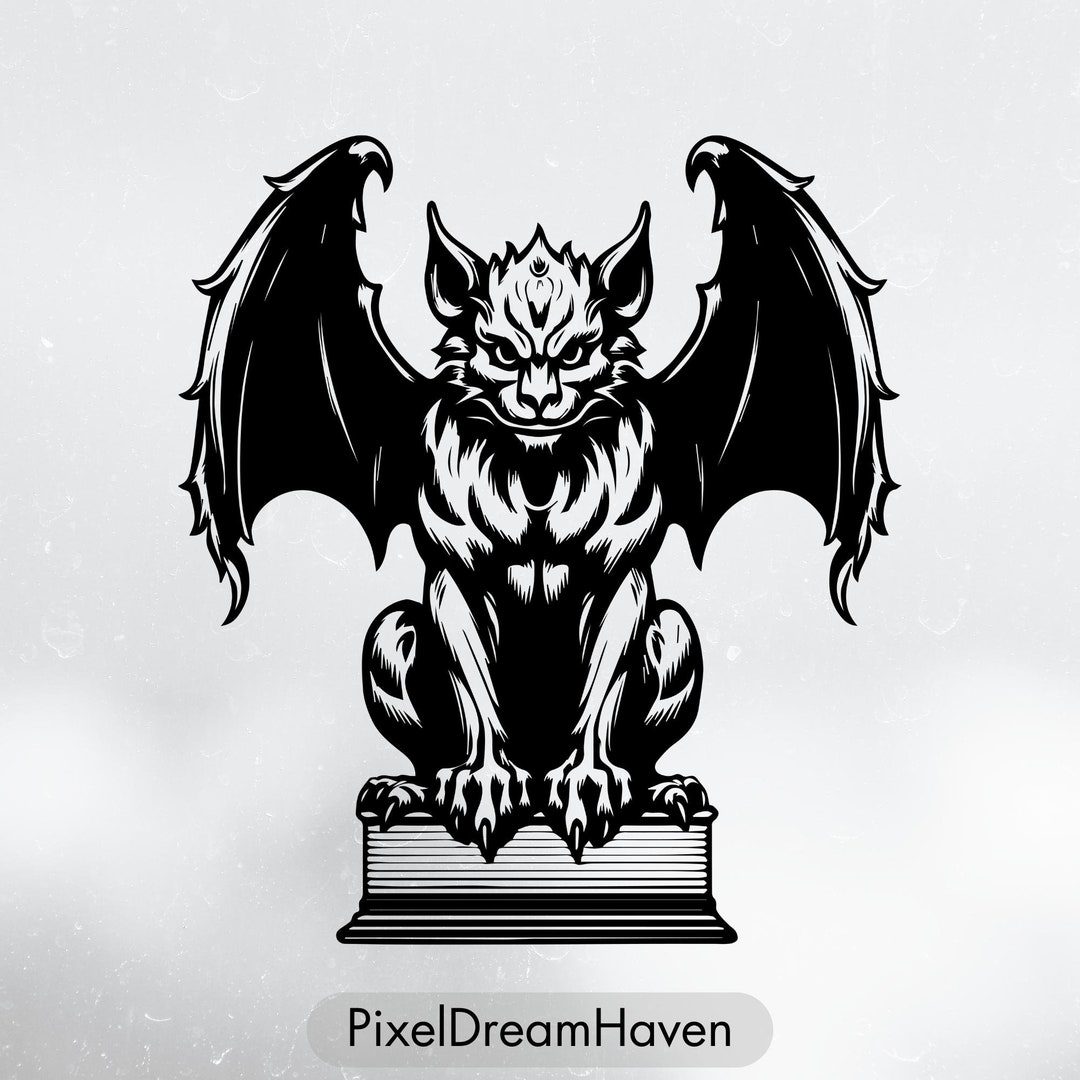 Gargoyle Svg, Gargoyle Png, Gargoyle Clip Art, Gargoyle Graphic ...