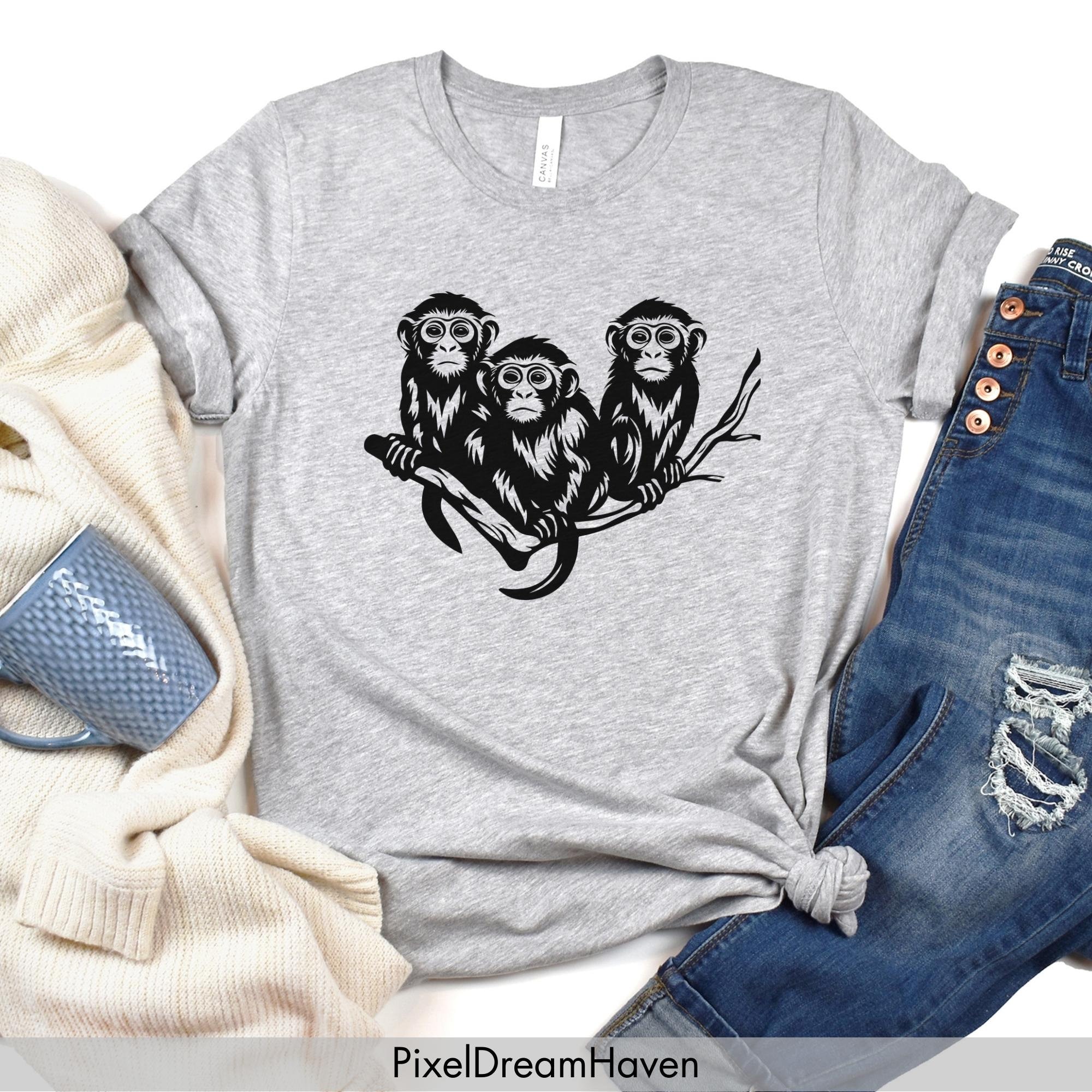 4x SVG BUNDLE Monkey Svg, Monkey Png, Monkey Clip Art, Monkey Graphic ...