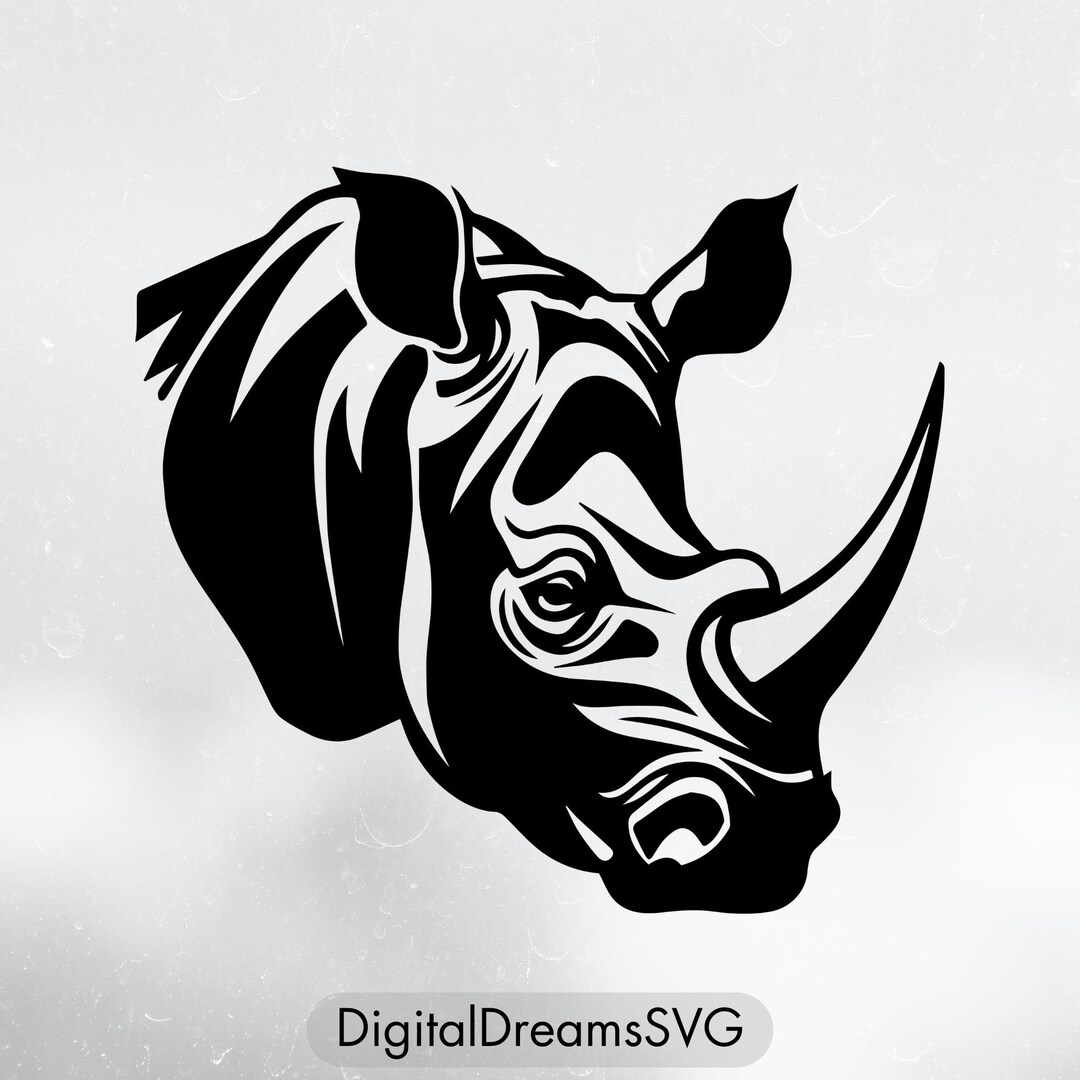 Tough Rhinoceros Svg Rhino Transparent Png Powerful Rhino Svg Resilient ...