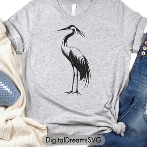 Crane Svg, Crane Png, Crane Clip Art, Crane Graphic, Crane Vector ...