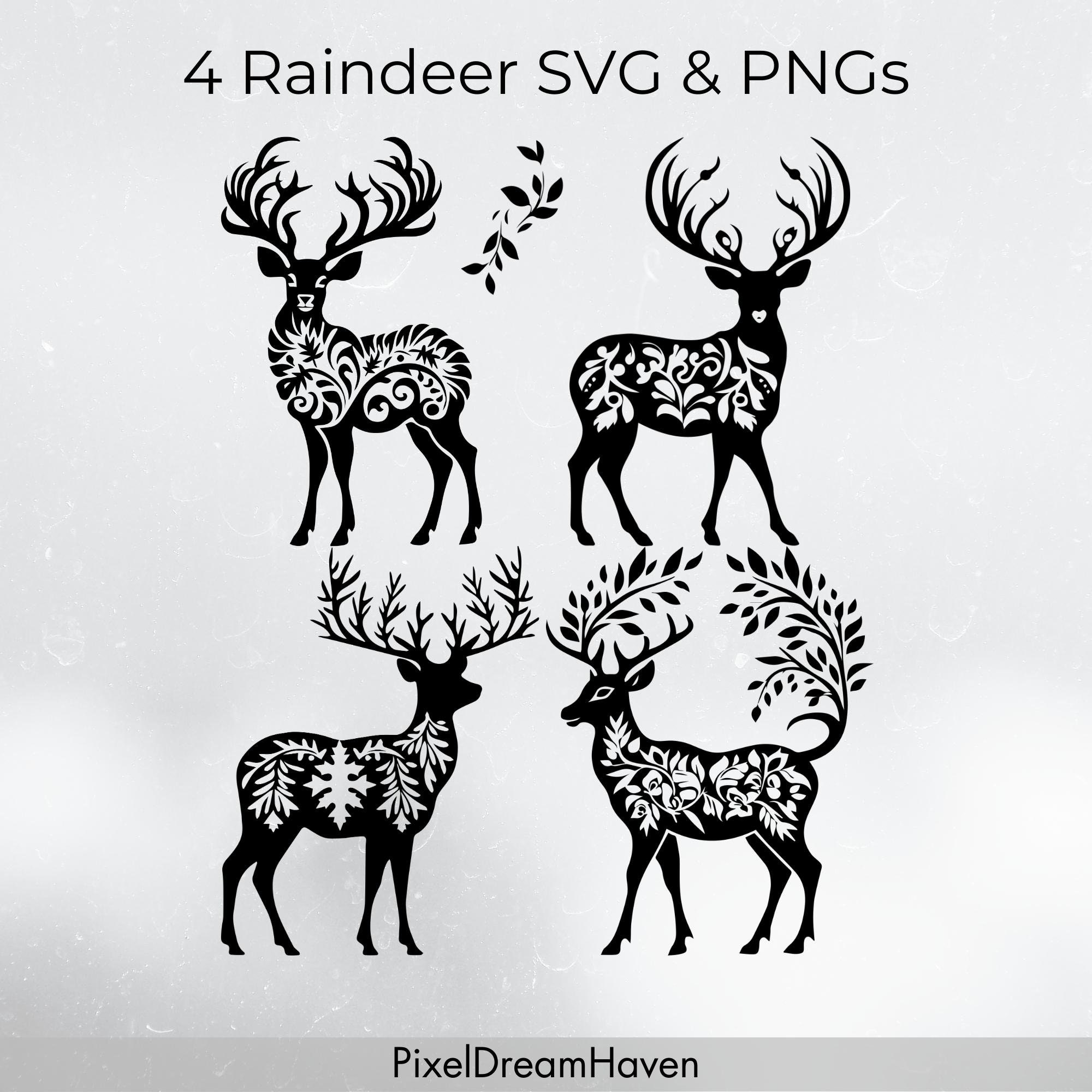 Reindeer SVG, Reindeer PNG, Reindeer Clip Art, Reindeer Graphic ...
