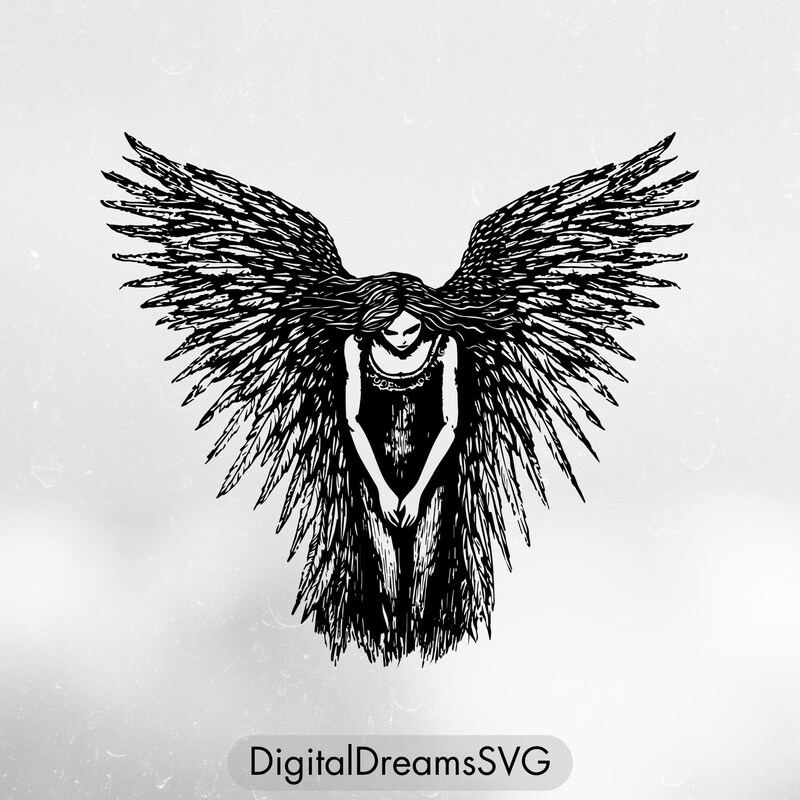 Angel Svg - Etsy