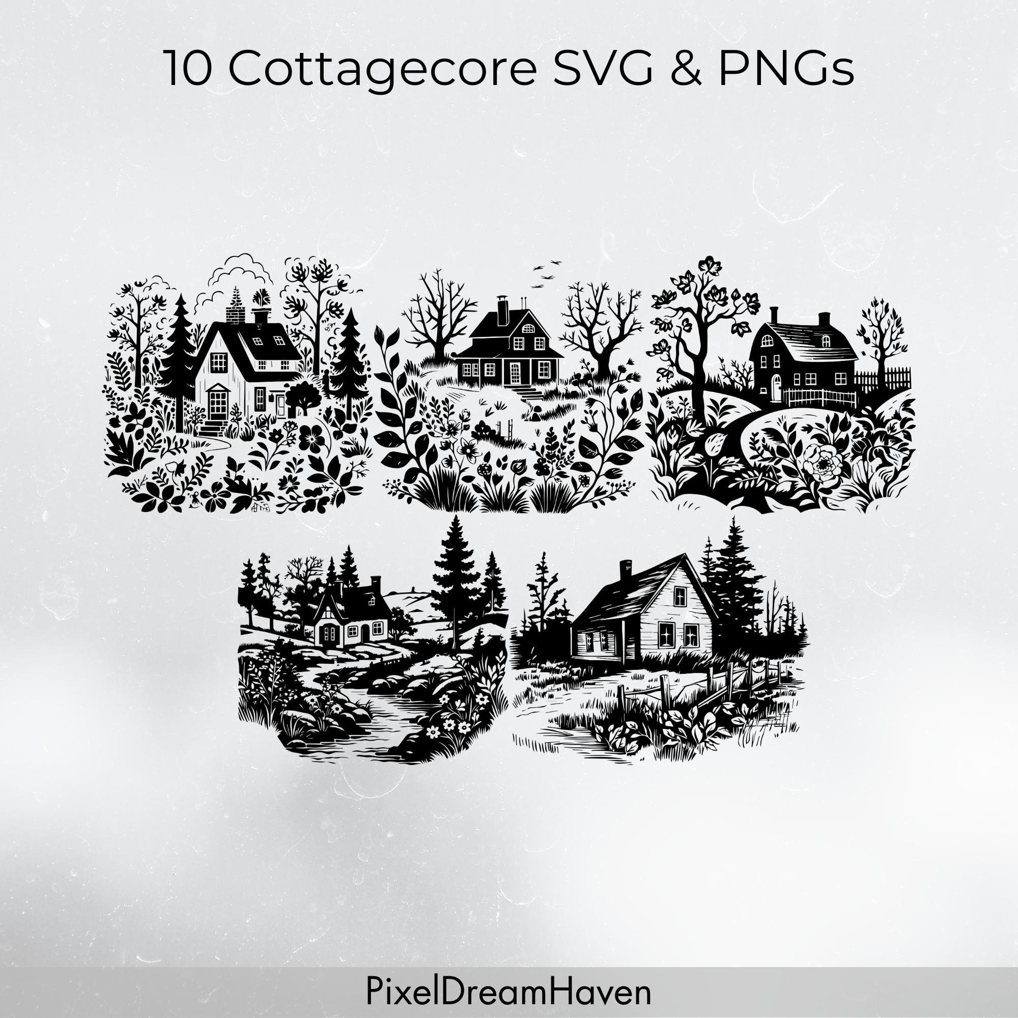 10x Cottagecore Svg, Cottagecore Png, Cottagecore Clip Art, Cottagecore ...