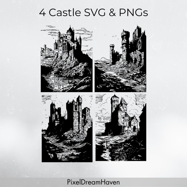 Castle Svg, Castle Png, Castle Clip Art, Castle Graphic, Castle Vector ...
