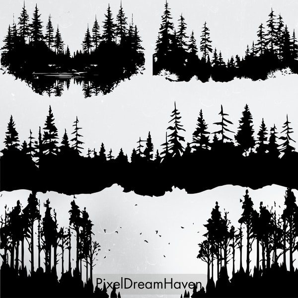 Forest Decal - Etsy
