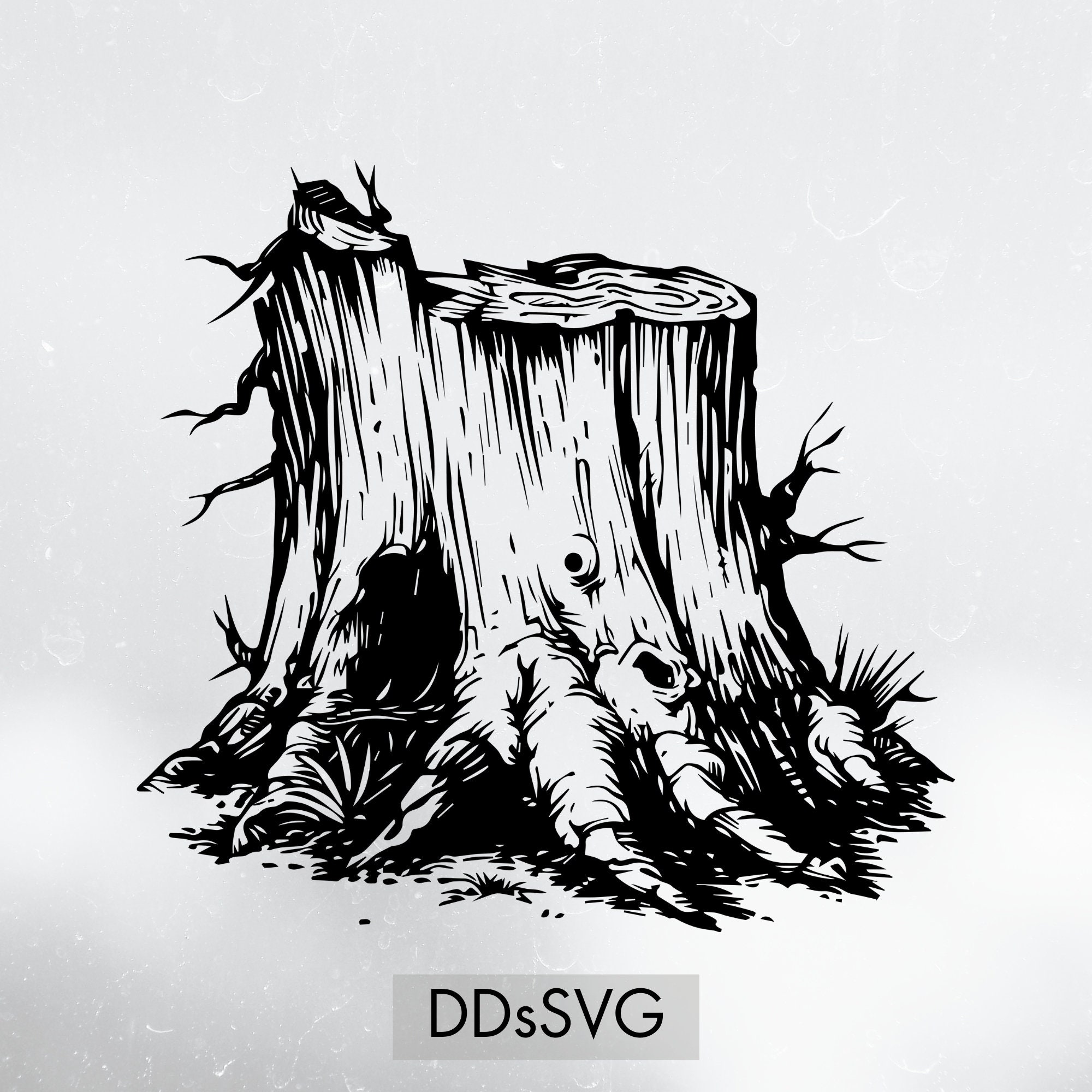 Tree Stump Svg, Tree Stump Png, Tree Stump Clip Art, Tree Stump Graphic, Tree Stump Vector, Tree ...