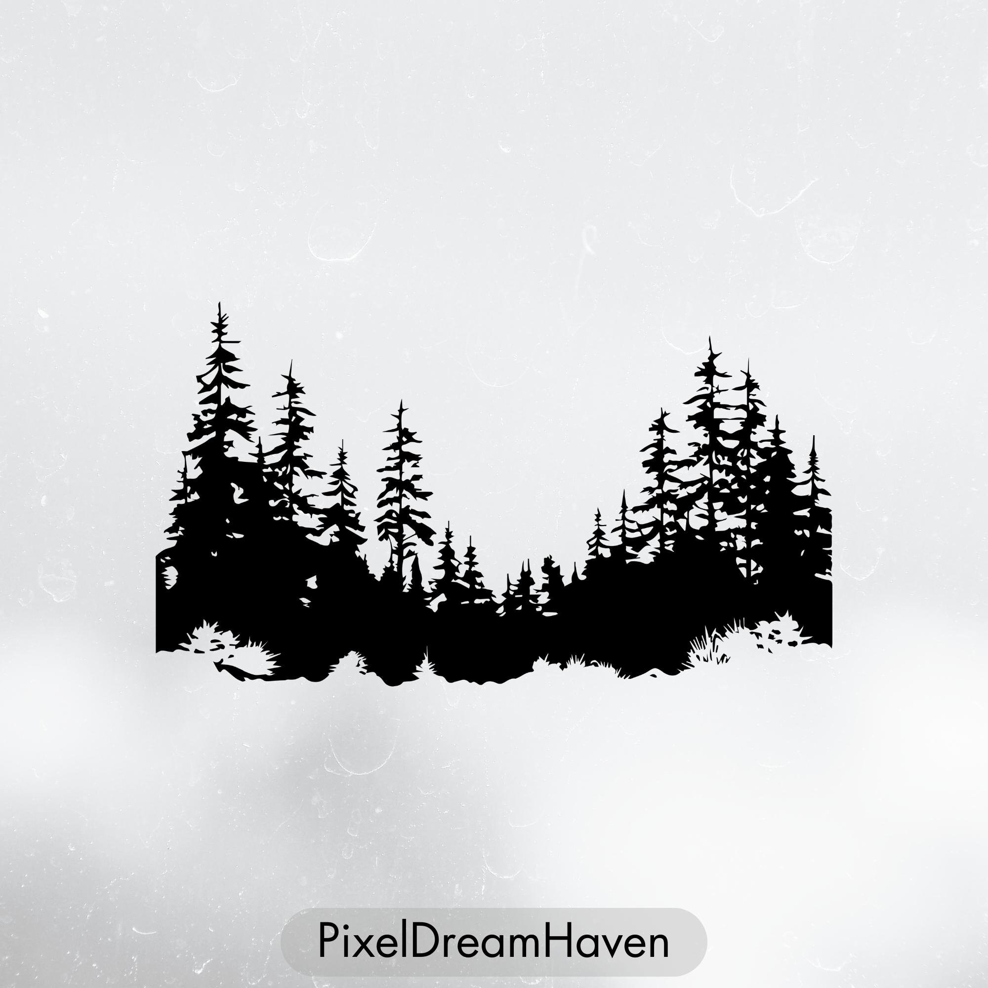 Forest Svg, Forest Png, Forest Clip Art, Forest Graphic, Forest Vector ...