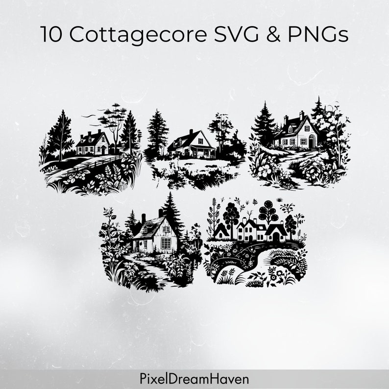 10x Cottagecore Svg, Cottagecore Png, Cottagecore Clip Art, Cottagecore ...