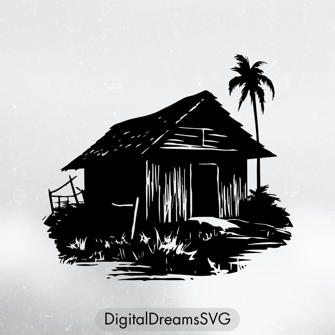 Beach Shack Svg, Cozy Shack Transparent PNG Graphic, Tiny Shack Svg ...