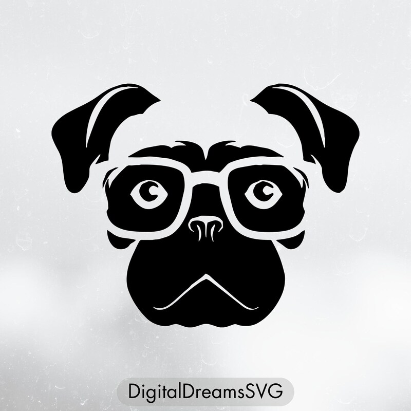 Pug Svg - Etsy