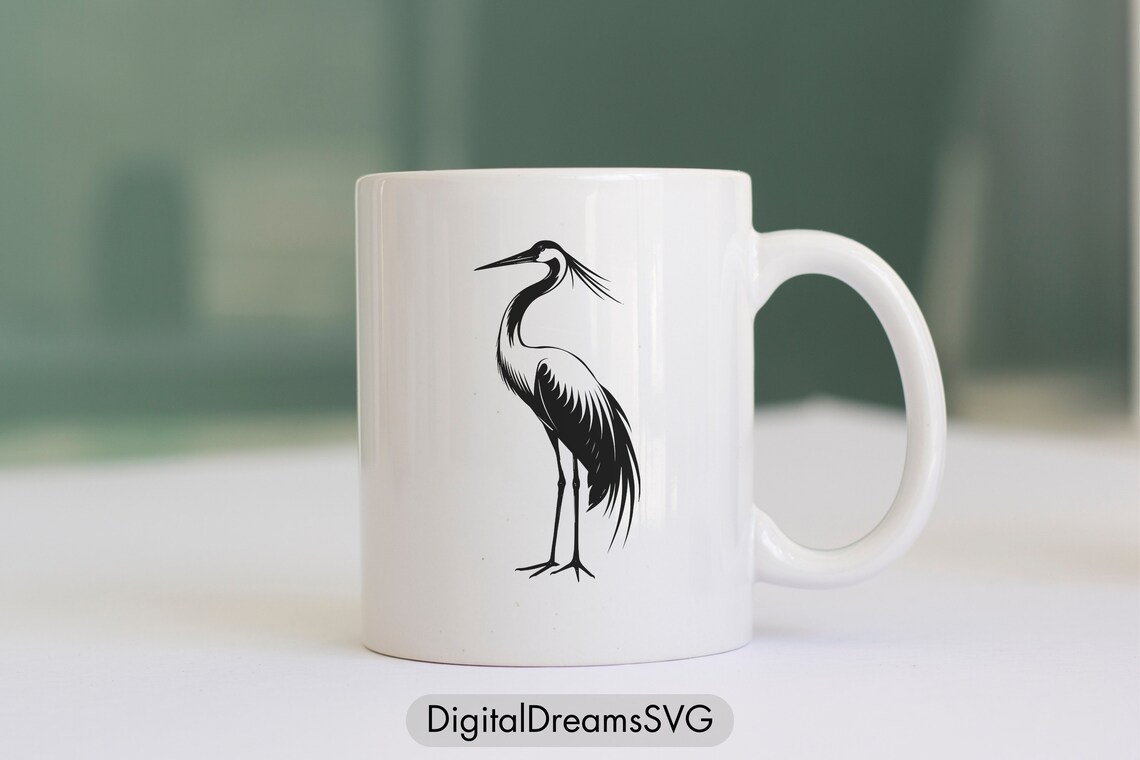 Crane Svg, Crane Png, Crane Clip Art, Crane Graphic, Crane Vector ...