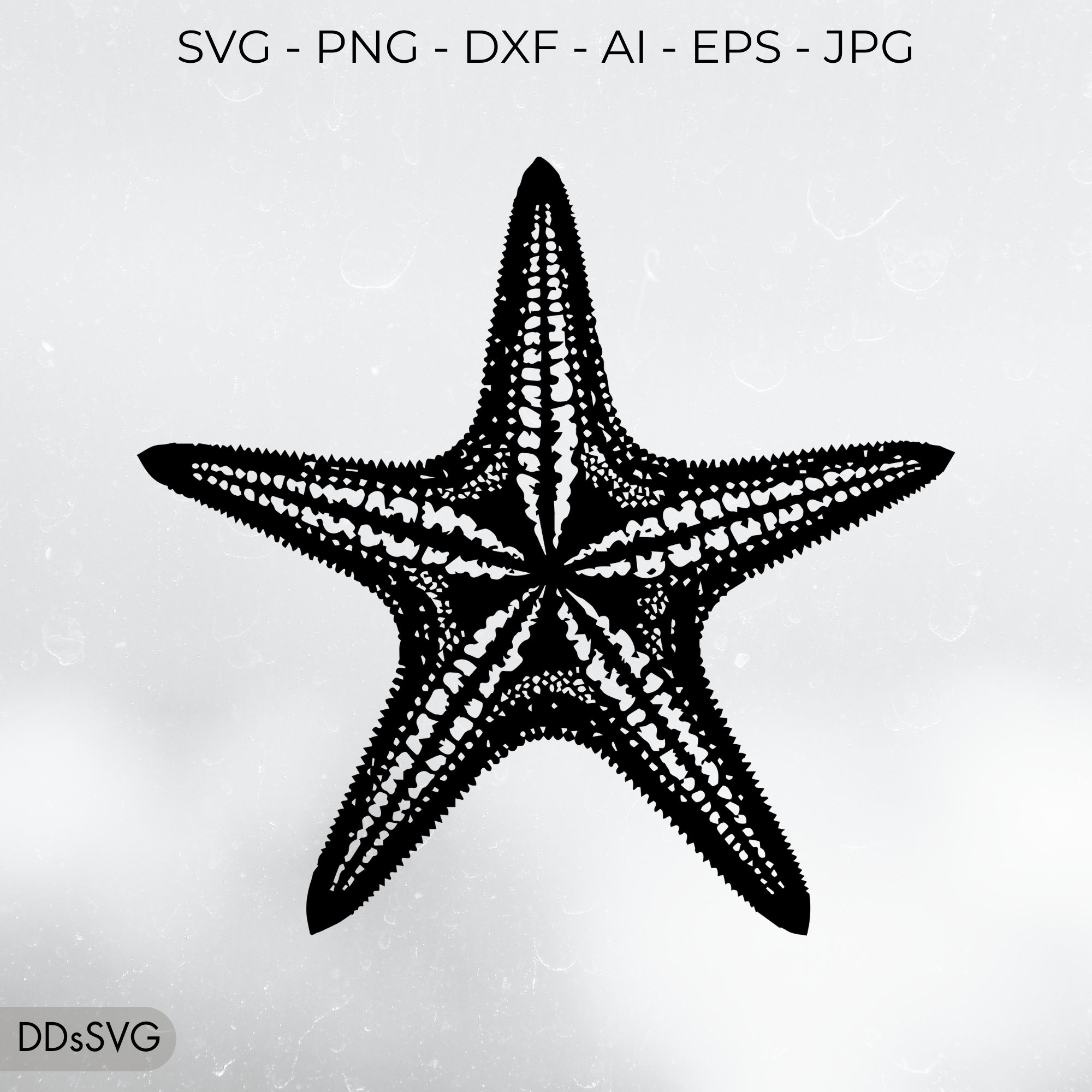 Starfish SVG Star Fish PNG Starfish Vector Starfish Decal - Etsy