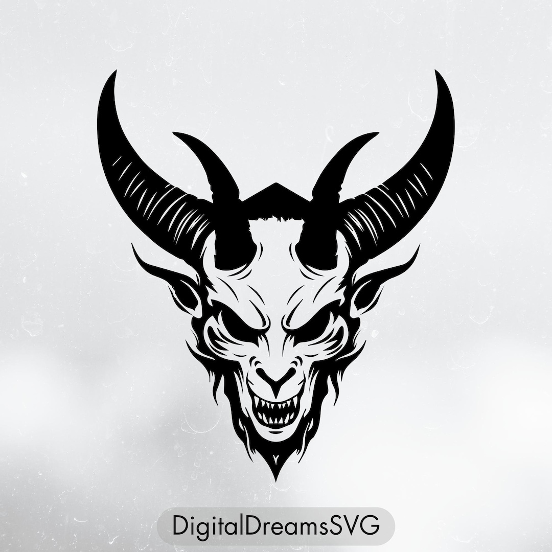 Devil SVG Transparent PNG, Evil Devil SVG, Laughing Demon Svg, Grinning ...